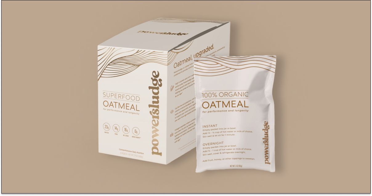 Powersludge Oatmeal: Organic, Nutrient-Packed Breakfast Blend